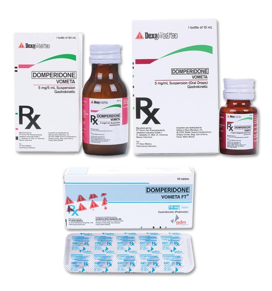 Domperidone - Thuốc tiêu hóa dùng trong các chứng nôn và buồn nôn