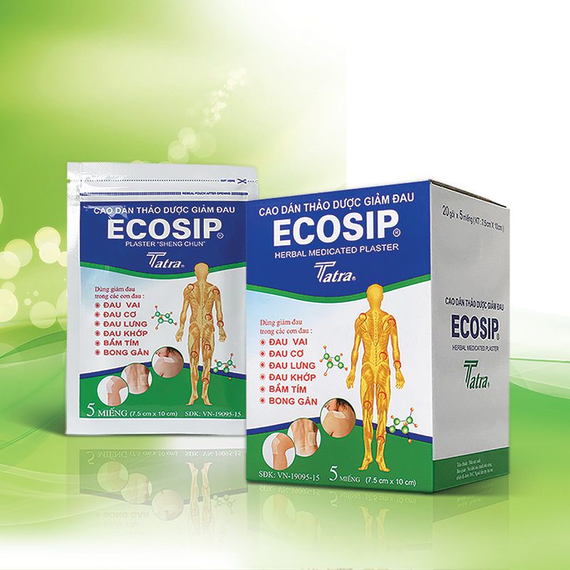Cao dán thảo dược Ecosip