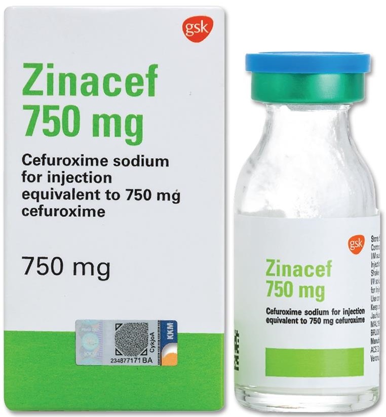 Zinacef - Kháng sinh Cefuroxime cho nhiễm trùng hô hấp